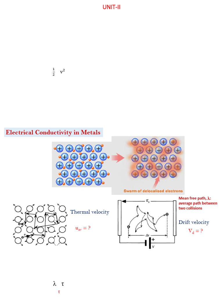 4 - Electrical Conductivity in Metals | PDF | Metrology | Condensed Matter Physics