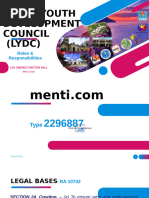 MODULE 1 - LYDO Laws and Mandates - 66b1bac1b3124 | PDF | Youth | Youth ...