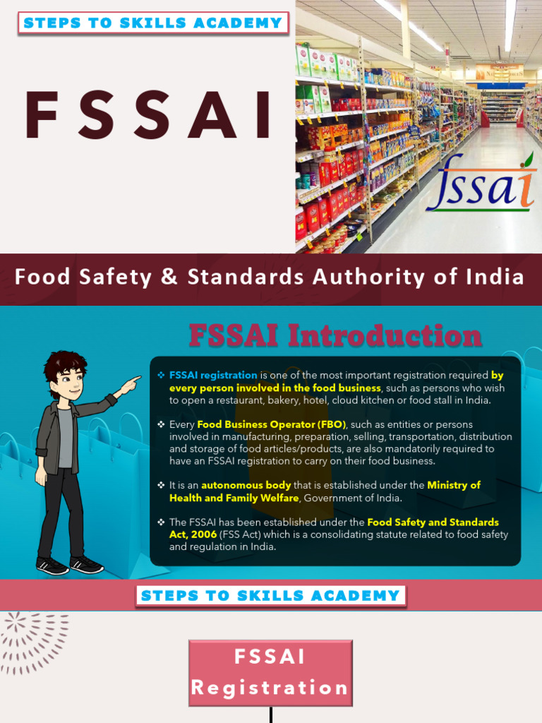 FSSAI Single File | PDF | Food Industry | Safety