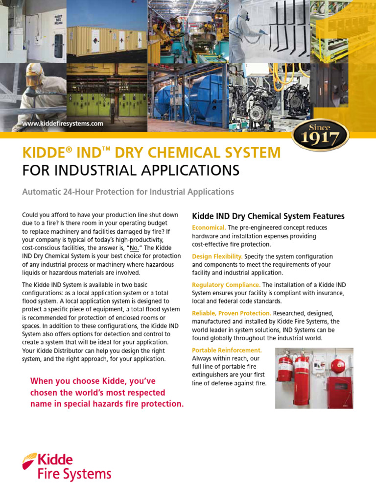 6.2.1 - Kidde IND Dry Chem | PDF | Manufactured Goods