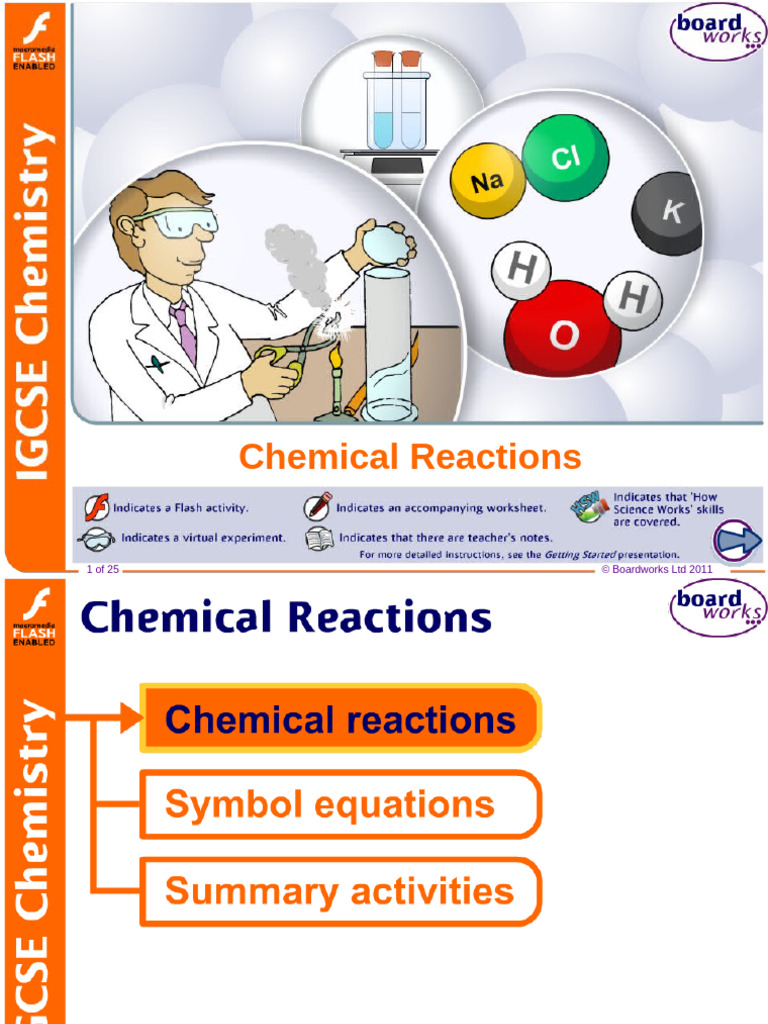 Chemical - Reactions - IGCSE | PDF | Chemistry | Chemical Compounds