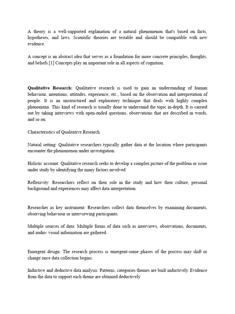 Qualitative Design -1 | PDF | Qualitative Research | Validity (Statistics)