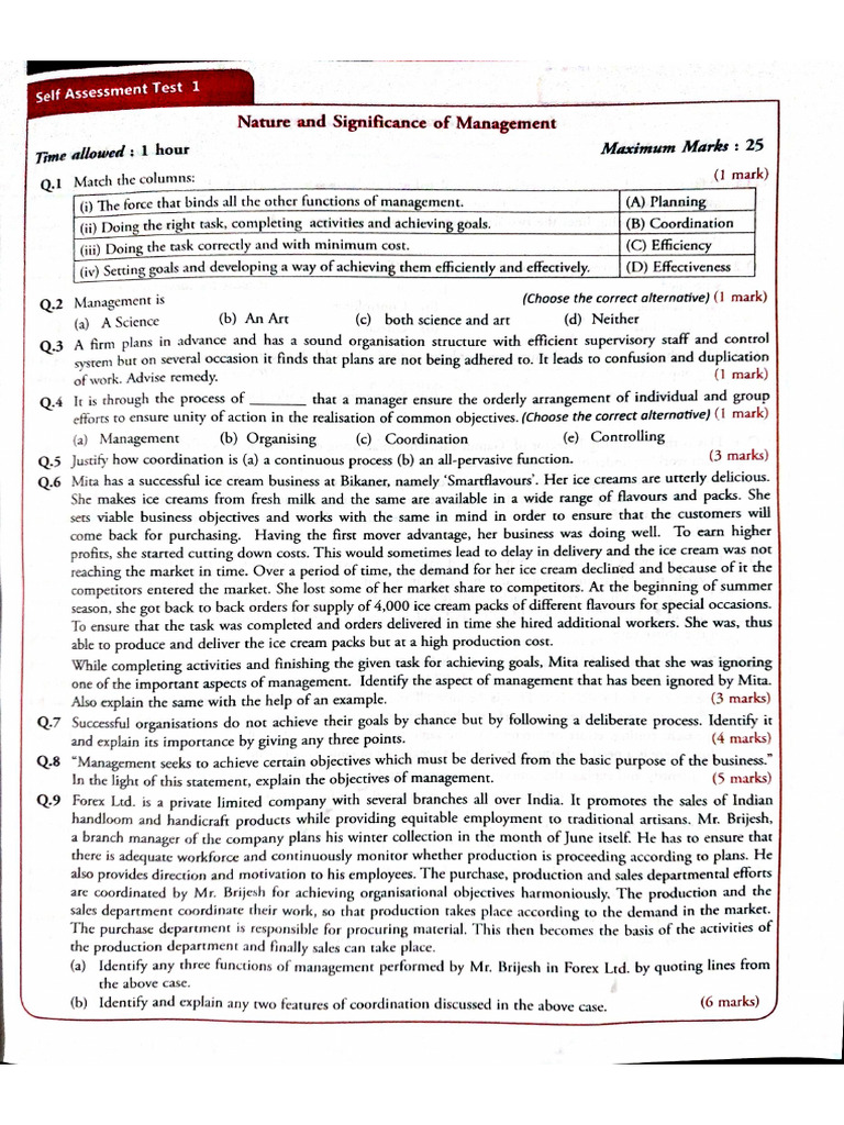 chapter 1 business studies 12-b | PDF