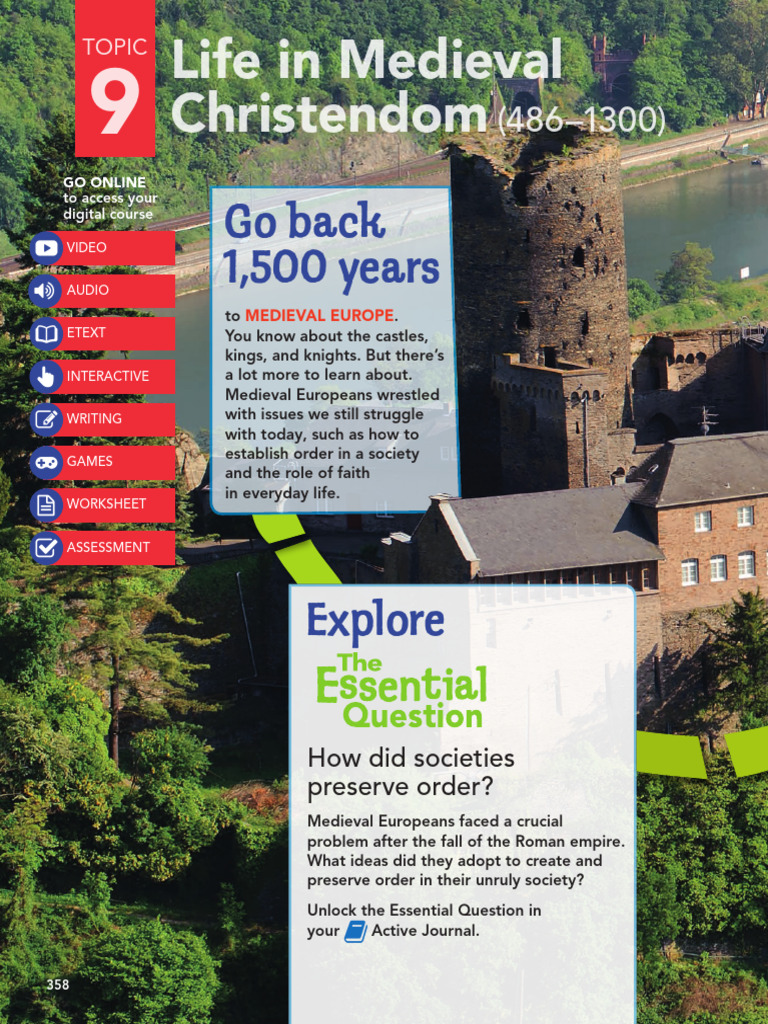 Middle Ages Textbook Part 1 | PDF | Charlemagne | Holy Roman Emperor