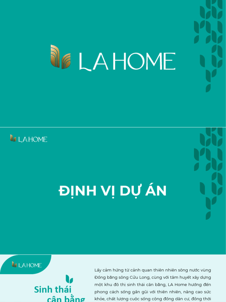 LA Home - Gioi Thieu Du An - Chinh Sach Ban Hang | PDF