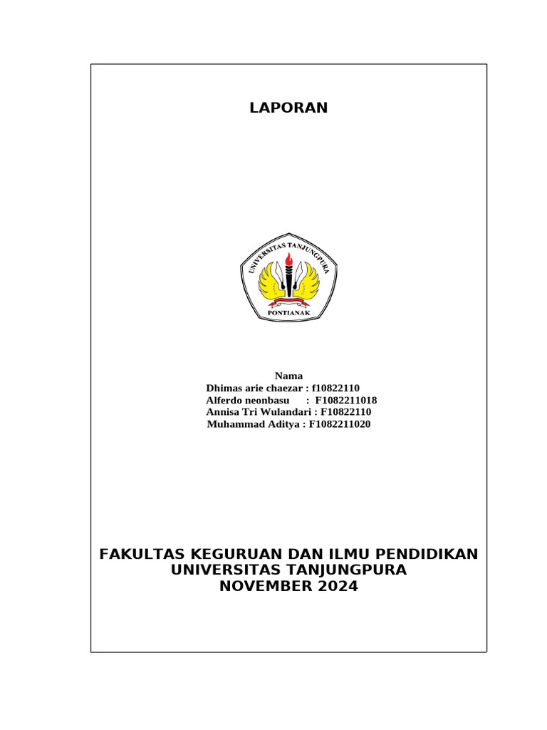 Format Laporan | PDF