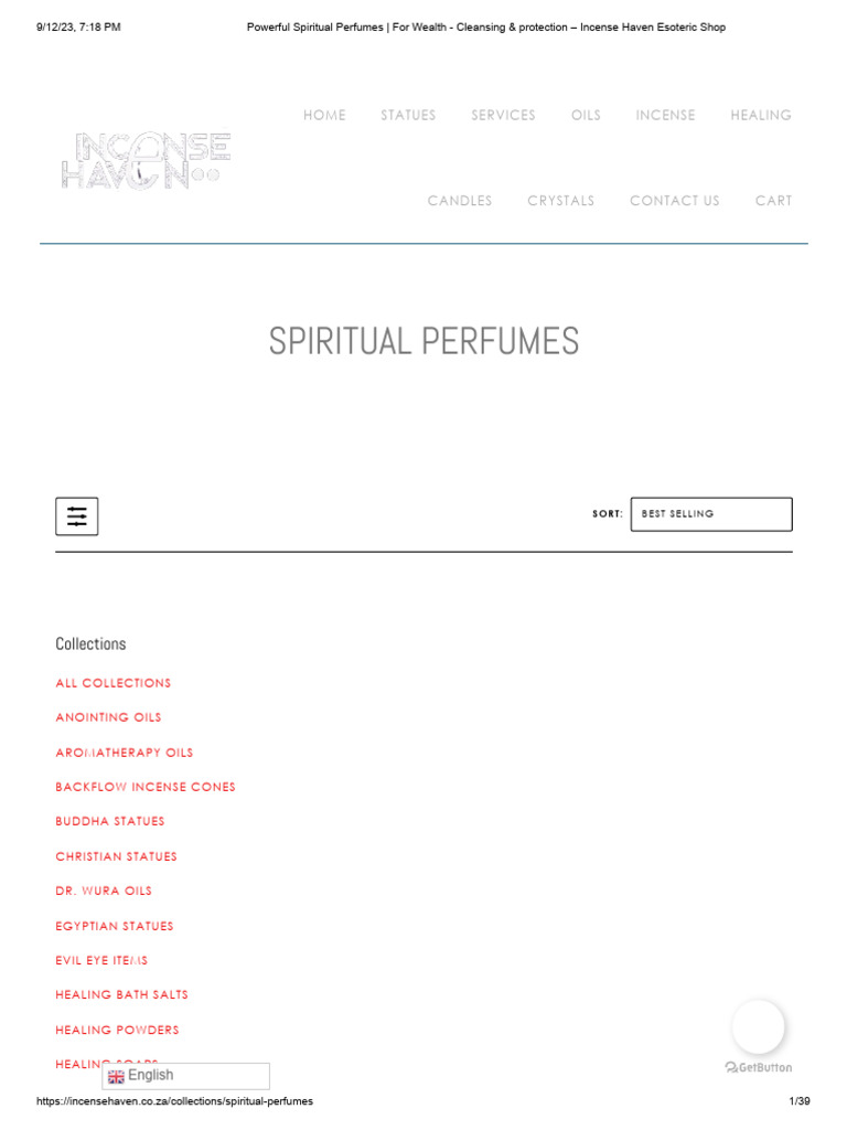 Spiritual Perfumes for Wealth & Protection | PDF | Incense | Perfumery