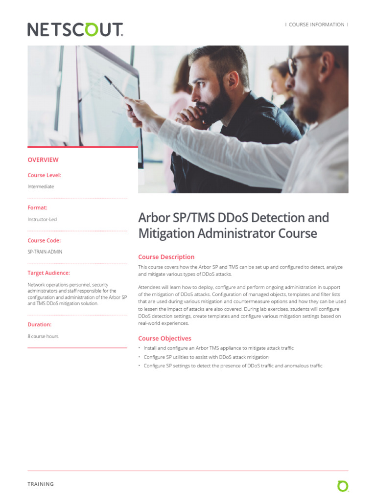 TCI - 082 - EN-1801 - Arbor SP-TMS DDOS Detection and Mitigation | PDF ...