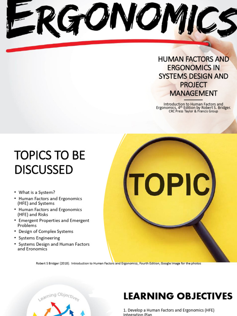 Human Factors and Ergonomics in Systems Design and Project Management ...