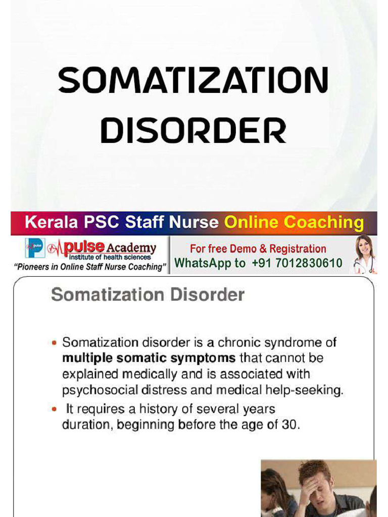 Somatization Disorder | PDF