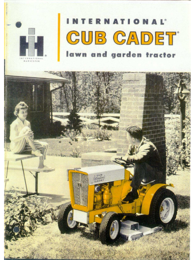 Cub Cadet Original Brochure | PDF