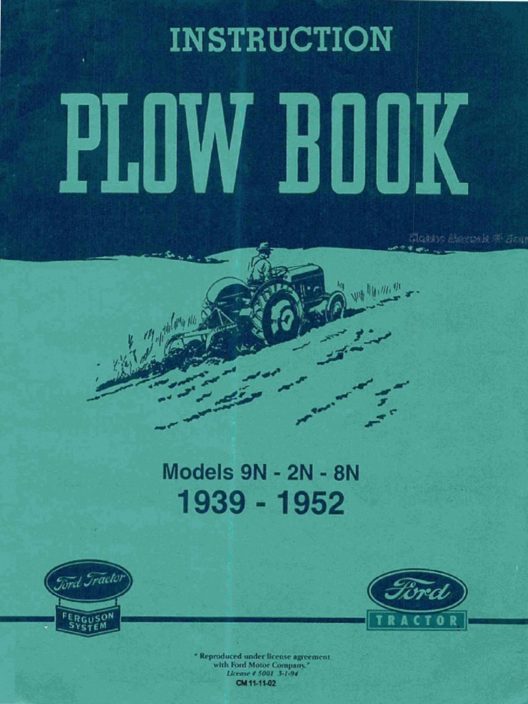 Ferguson Plow Operation Guide | PDF | Plough | Steel