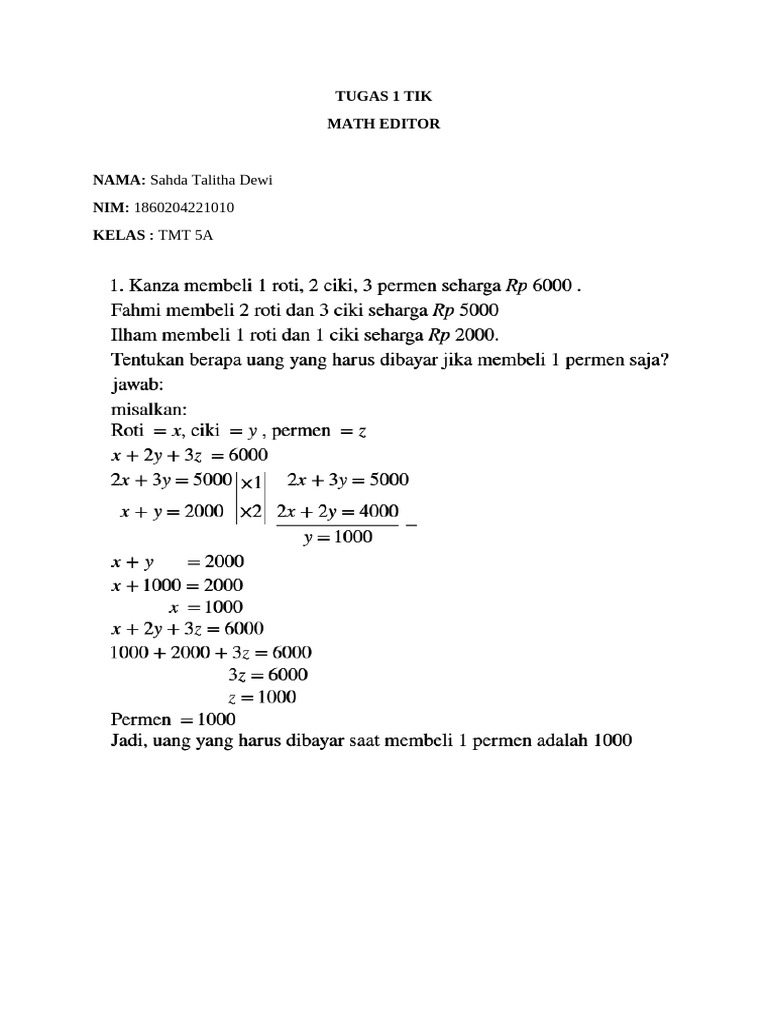 Sahda Talitha Dewi | PDF