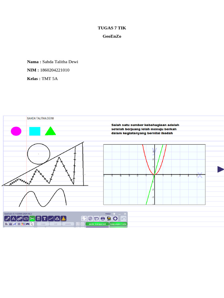 Sahda Talitha Dewi - Tugas GeoEnZo | PDF