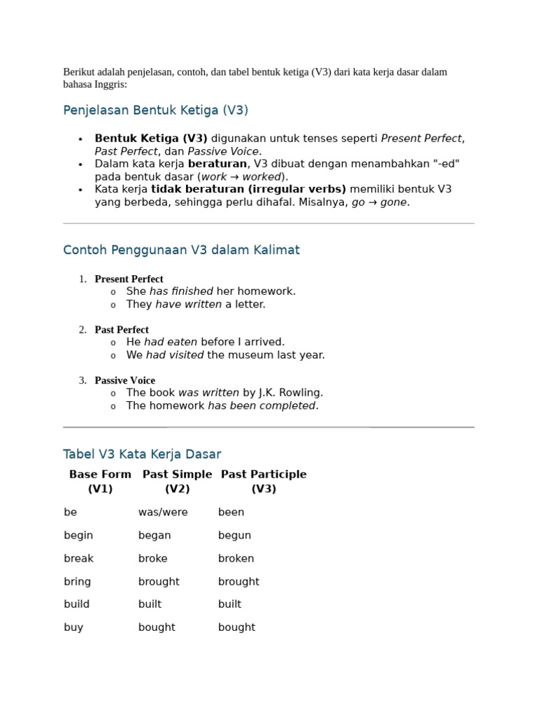 5 tenses | PDF | Perfect (Grammar) | Languages