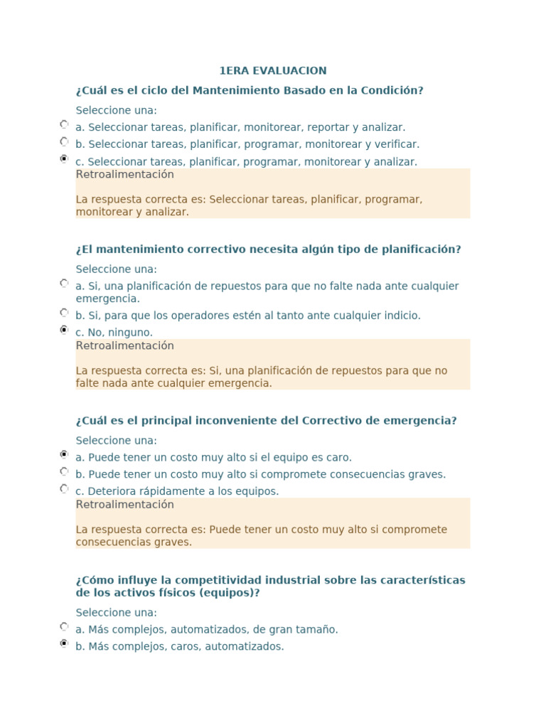 1era Evaluacion | PDF