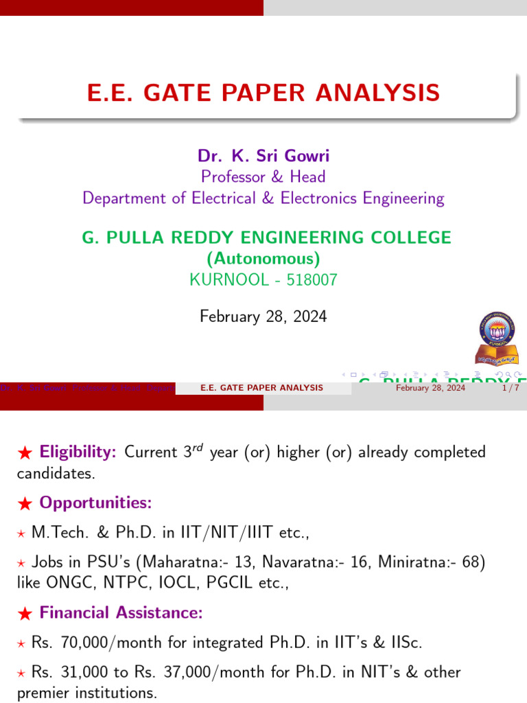 GATE Analysis 2024 | PDF | Electrical Engineering | Electronics