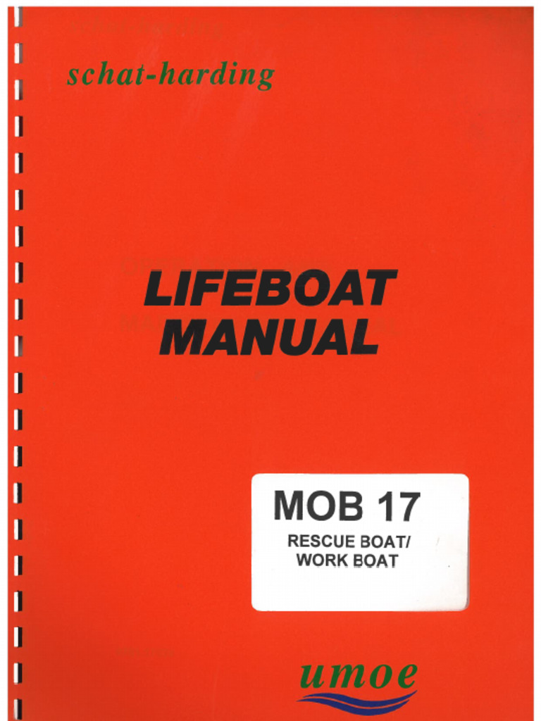 LIFEBOAT MANUAL (2) | PDF