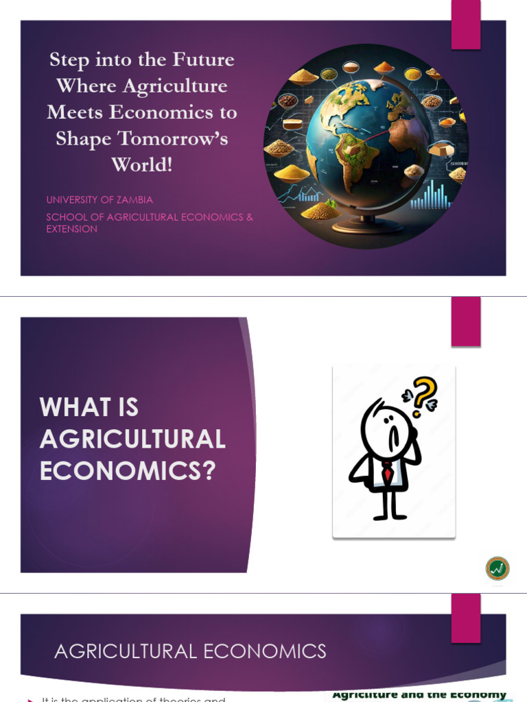 AGRICULTURAL ECONOMICS | PDF | Agricultural Economics | Economics