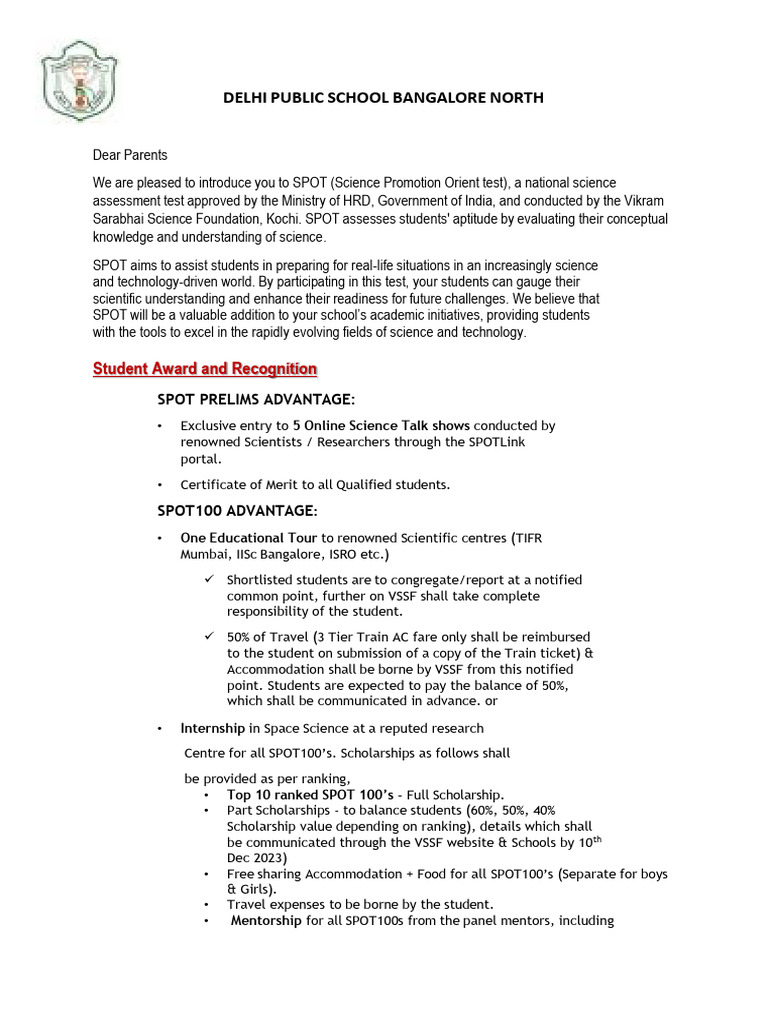 2173 Vssf Exam | PDF | Science | Multiple Choice