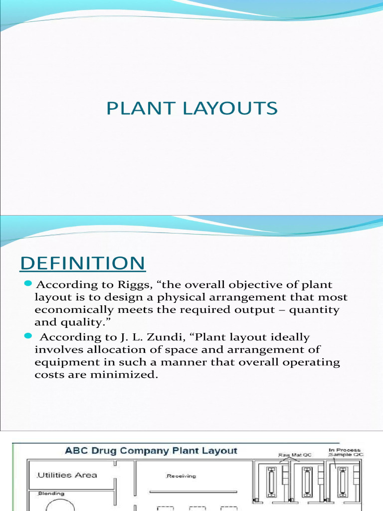 plant layout | PDF