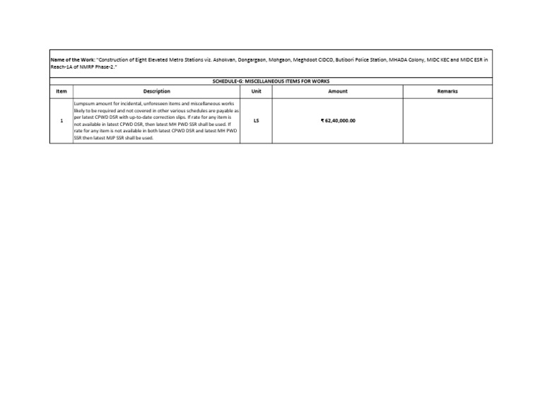 Schedule G | PDF