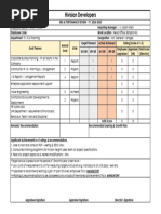 Employee KRA Sheet Template | PDF