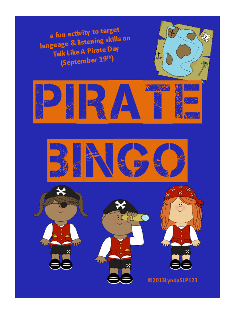 Pirate Bingo: ©2013lyndaslp123 | PDF