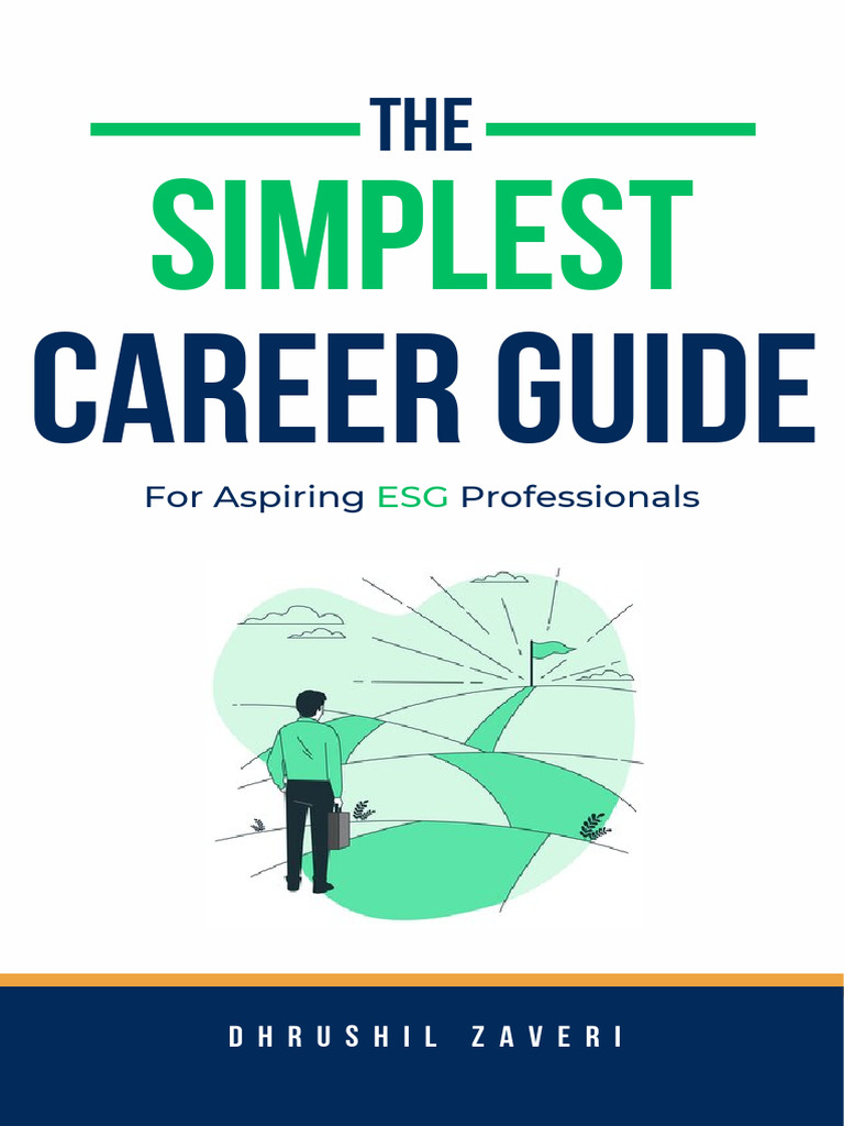 The Simplest Career Guide for ESG Professionals | PDF | Sustainability ...