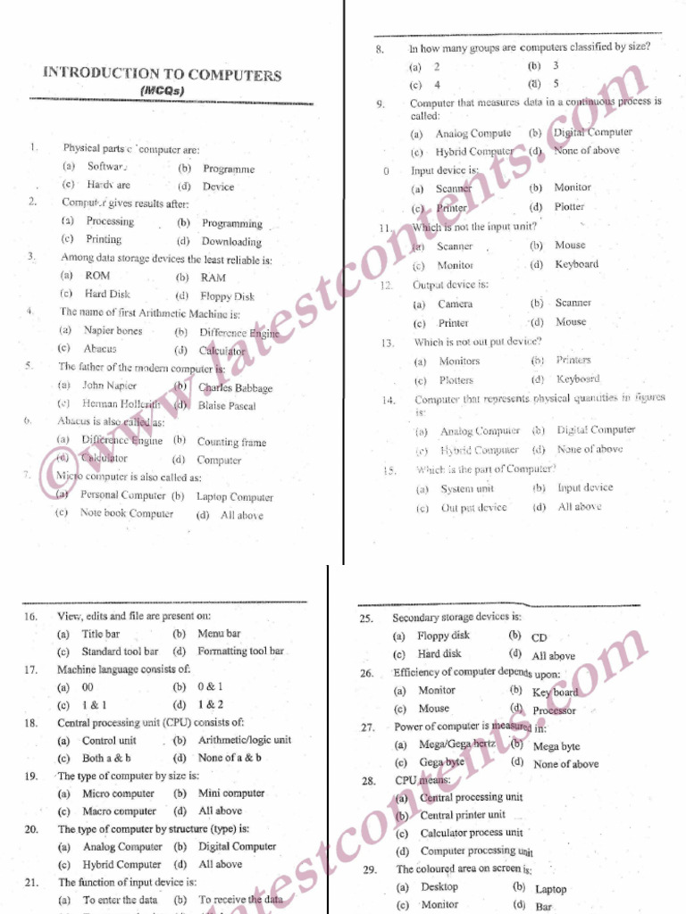 Computers Basic Kashu | PDF