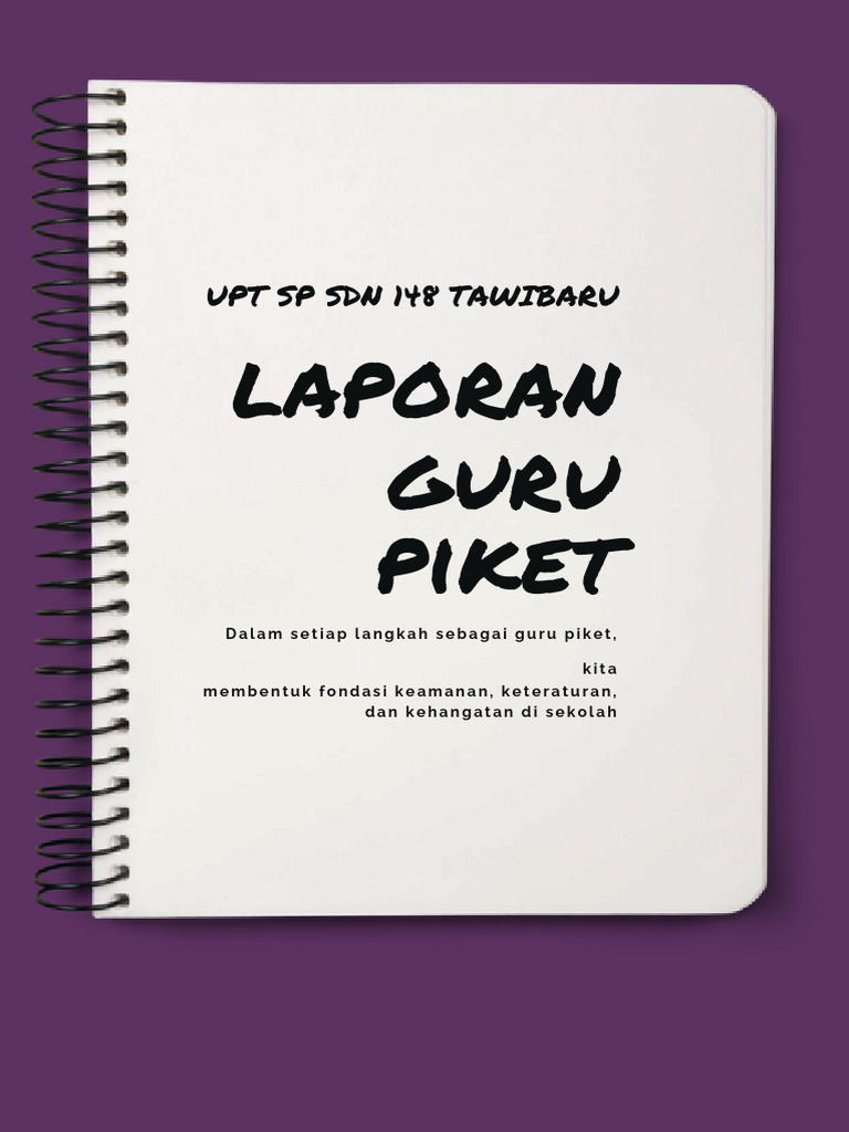 Laporan Guru Piket 2 PDF | PDF