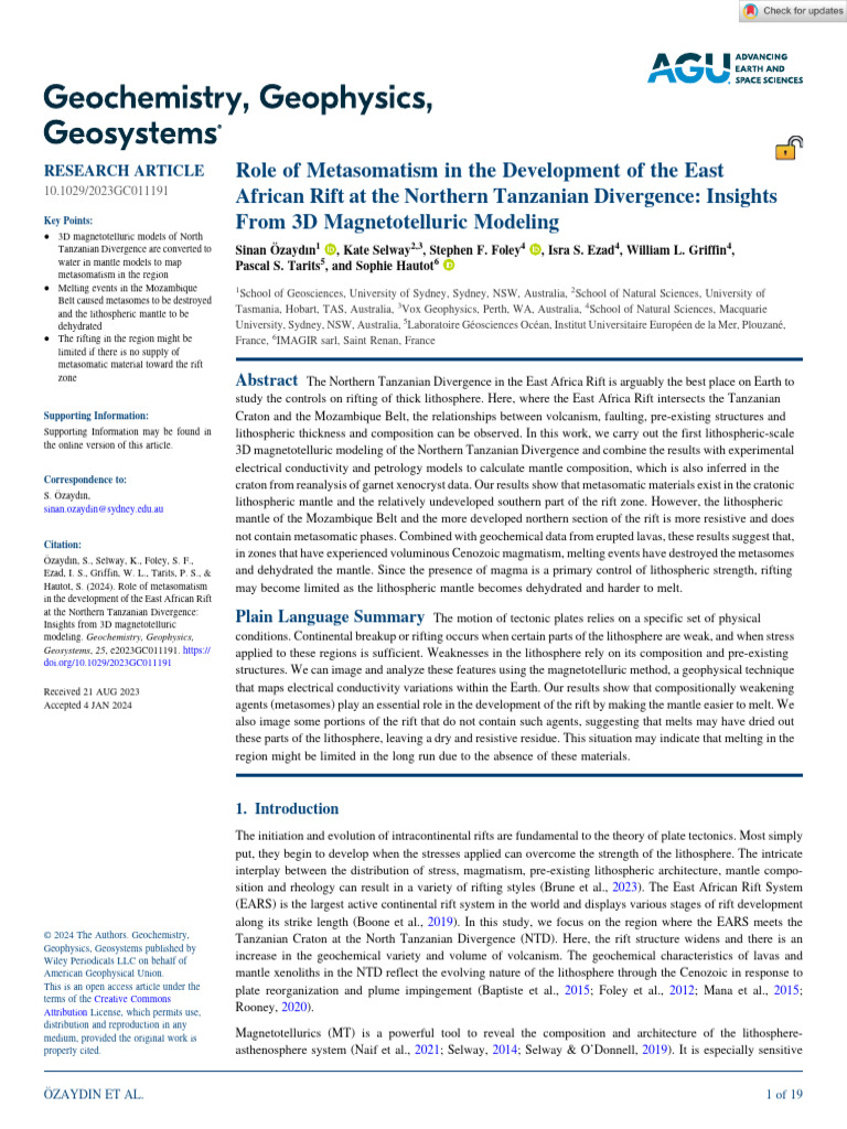Ozaydin etal_Role of Metasomatism in the Development of the East ...