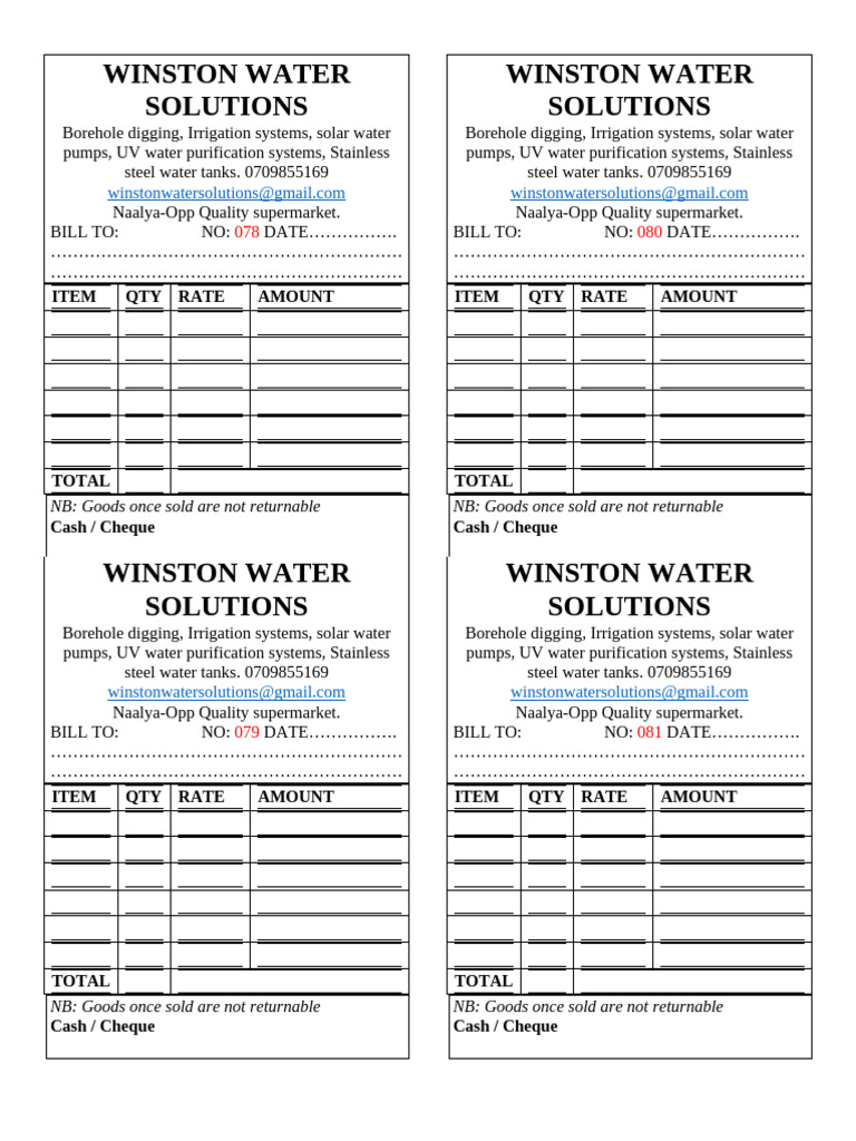Winston Water Solutions | PDF