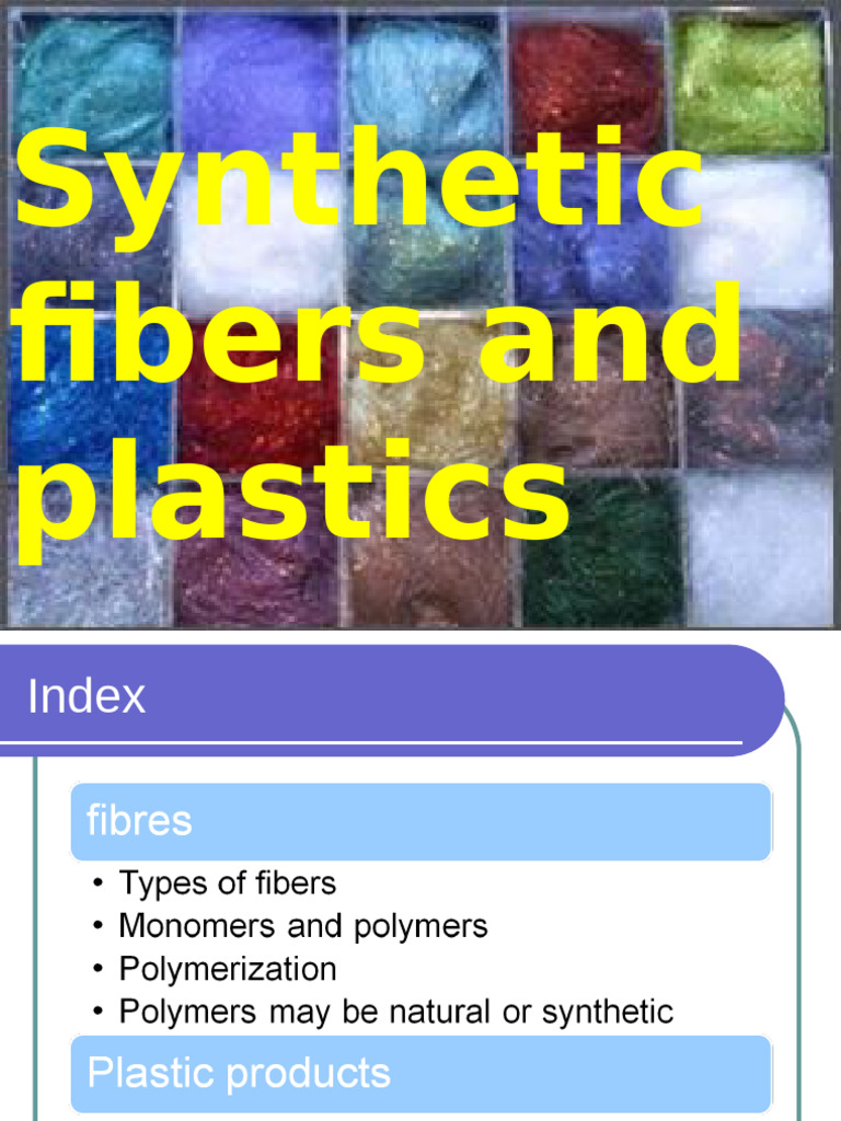 PLASTICS | PDF | Fibers | Polyester