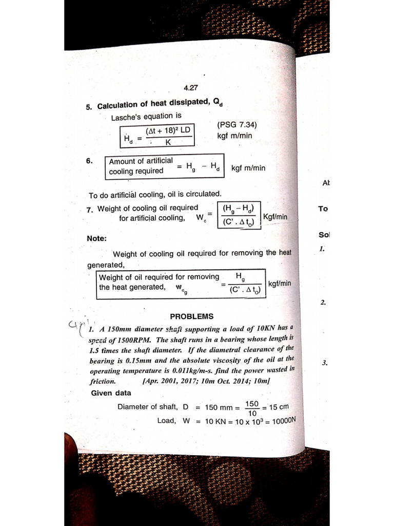 Unit-4 - Bearing Problems | PDF