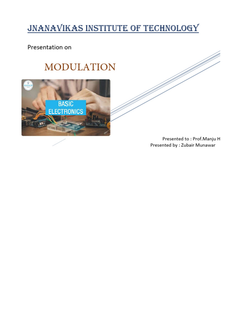 Modulation Pdf