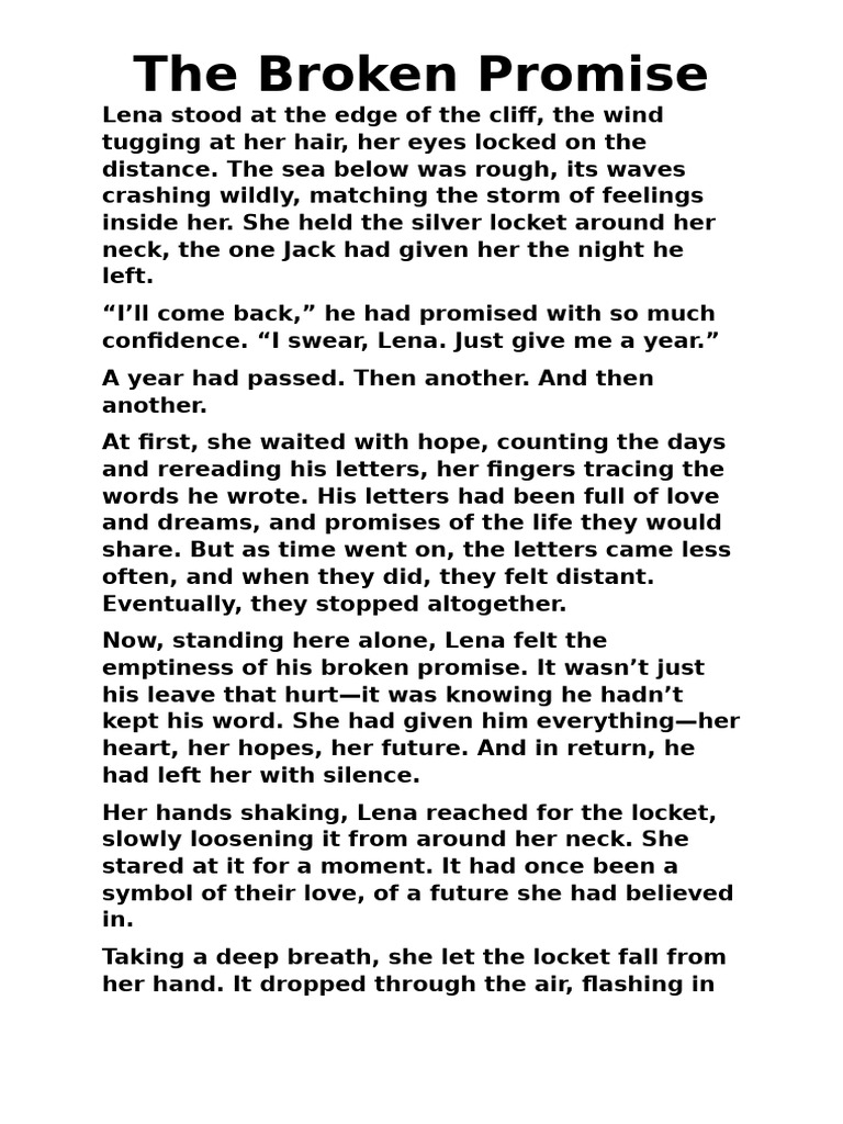 The Broken Promise | PDF