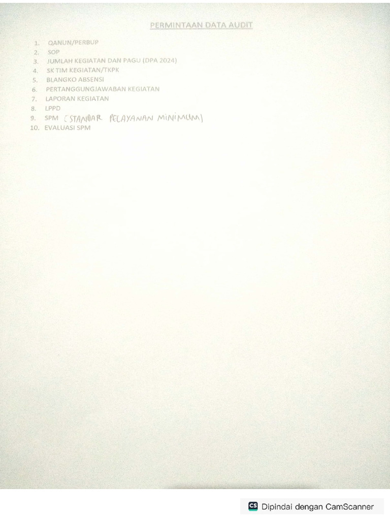 permintaan data | PDF