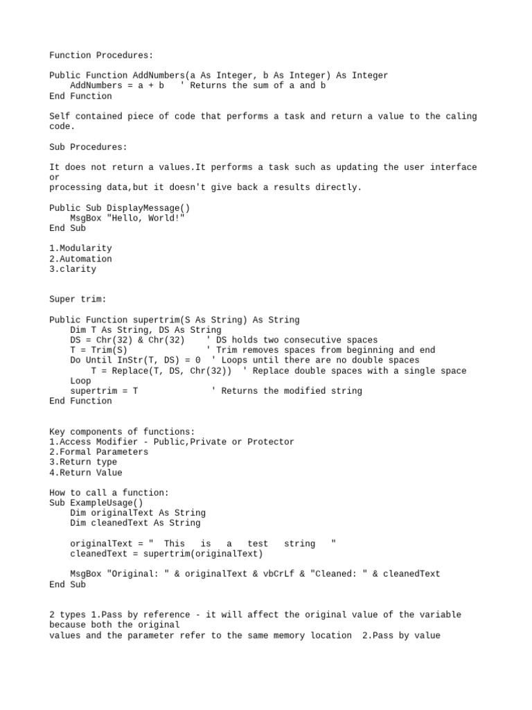 4th Unit Pdf Parameter Computer Programming String Computer 1916