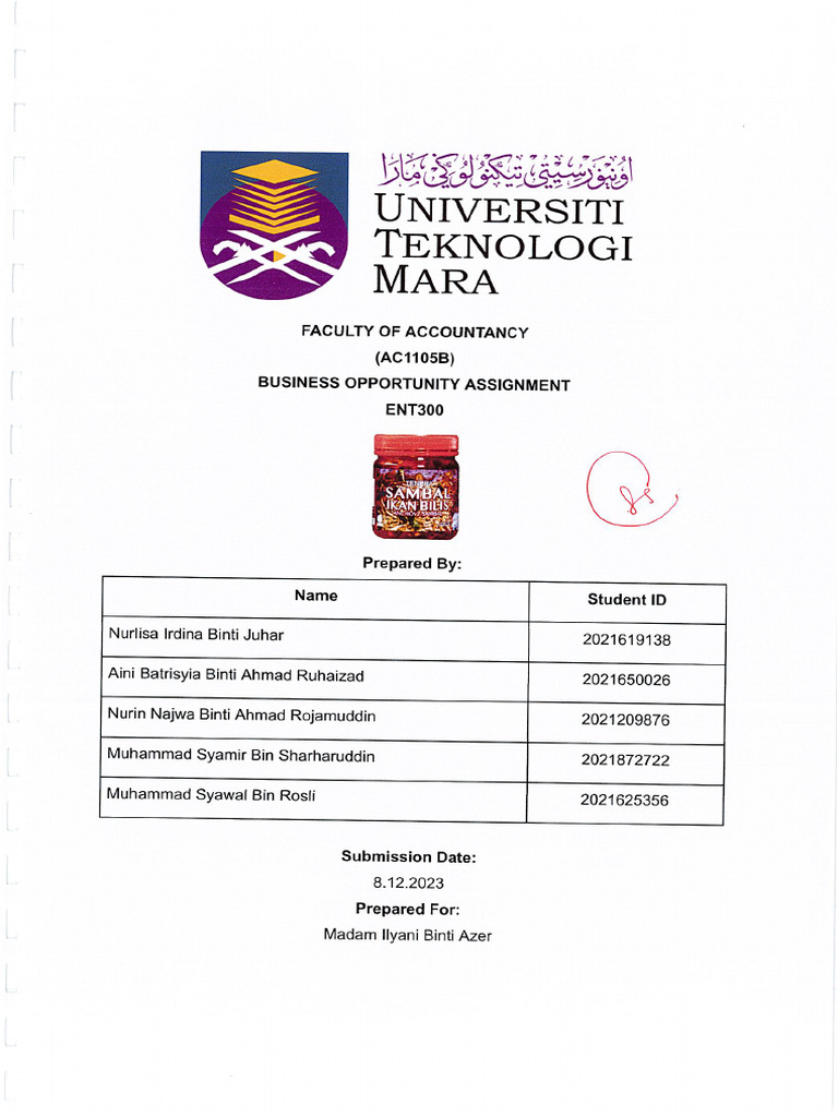 Sample Assignment 1 | PDF
