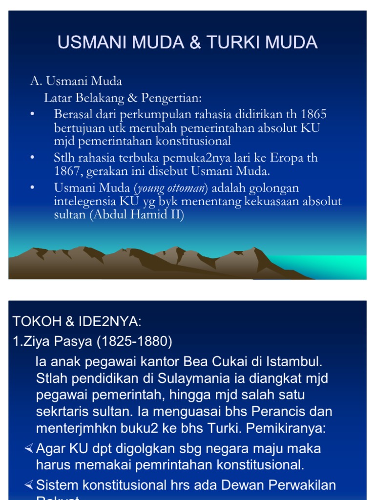 Usmani Muda & Turki Muda | PDF