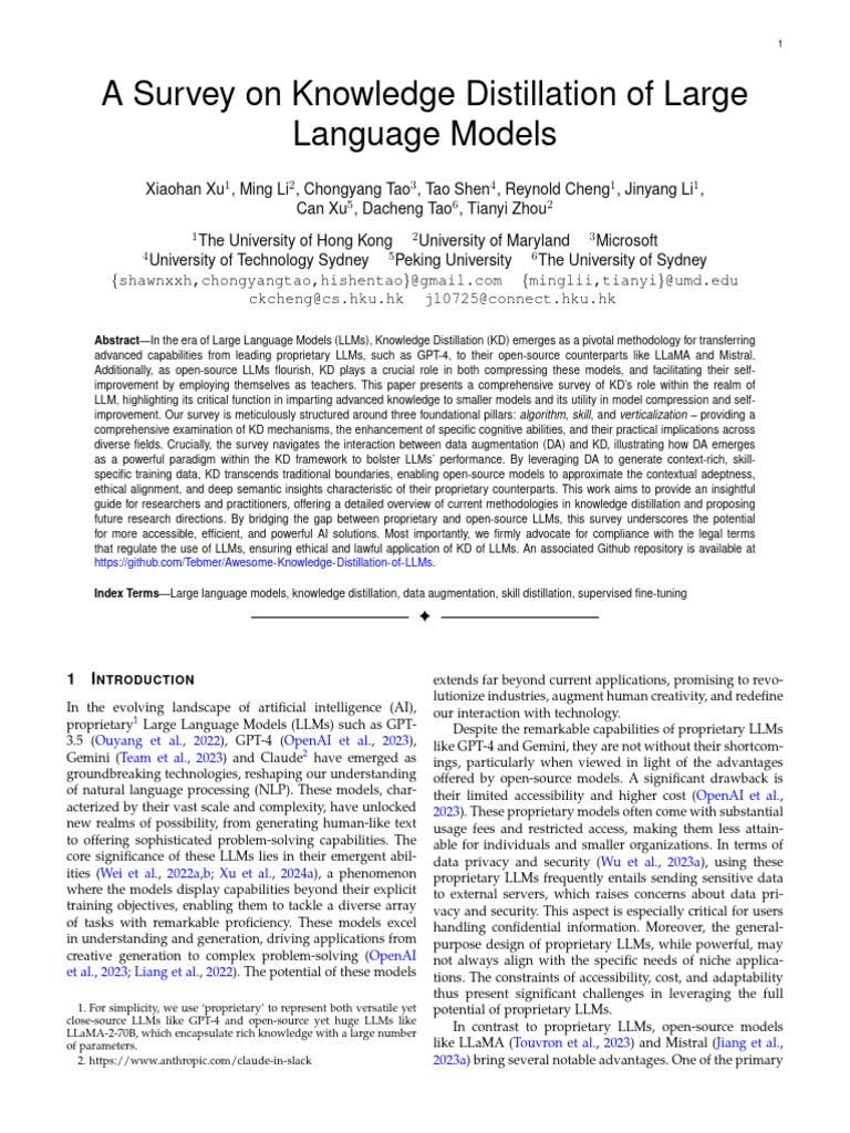 Knowledge Distillation of LLM | PDF | Artificial Intelligence | Intelligence (AI) & Semantics