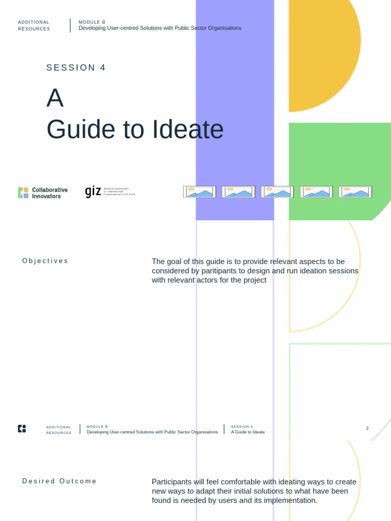 MB - Session 4 - A Guide To Ideate | PDF | Brainstorming | Information