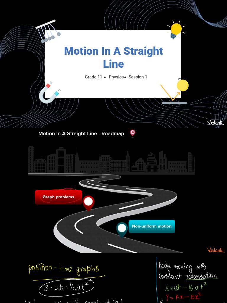Motion in a straight line-2 | PDF | Acceleration | Velocity
