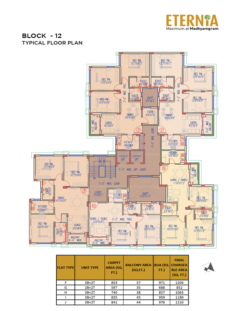 Floor Plan Block 12 | PDF