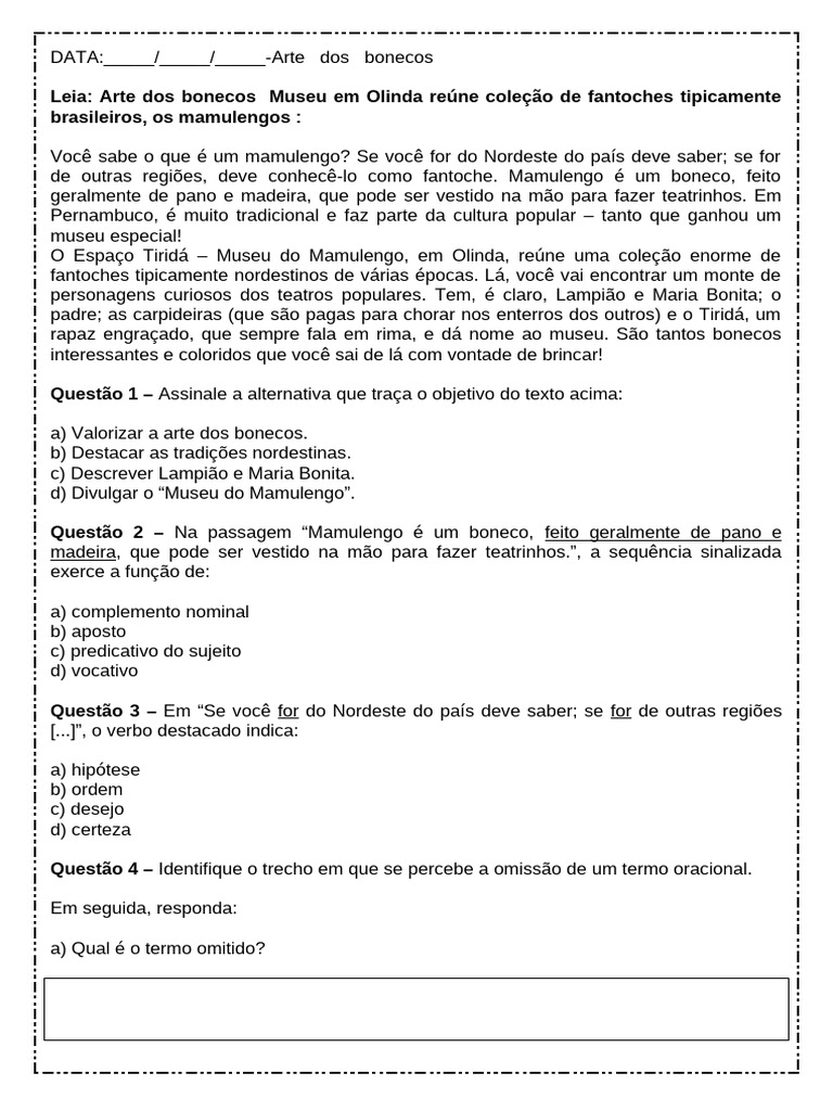 75 - Arte Dos Bonecos | PDF