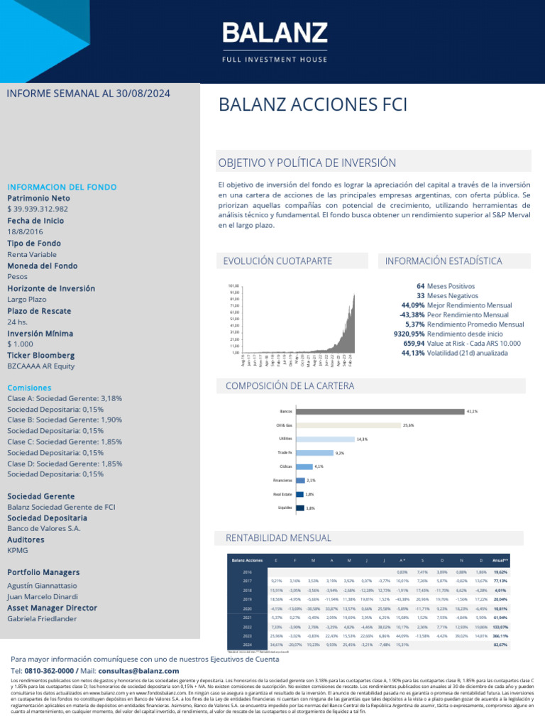 20240830.accionesargentina - Esp | PDF | Bancos | Mercado (economía)