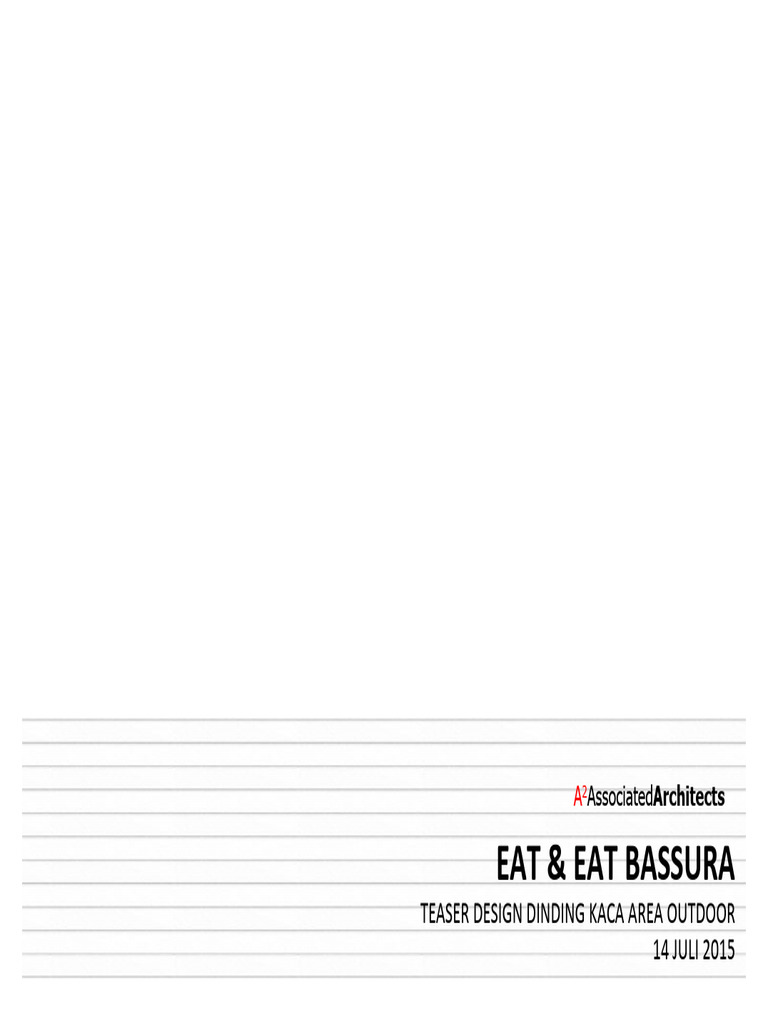 3D Design Teaser for Eat & Eat Bassura | PDF