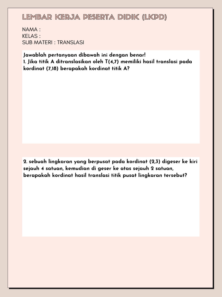 LKPD Translasi | PDF