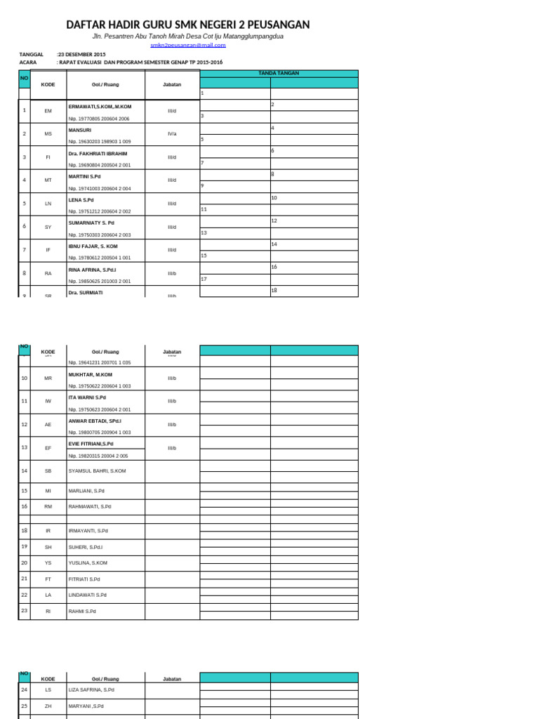 Buku Control+Roster | PDF